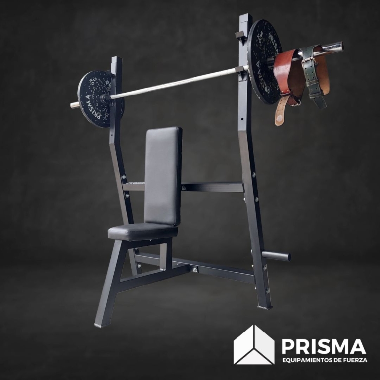 BANCO PRESS MILITAR OLÍMPICO – Prisma | Equipamientos para gimnasios ...