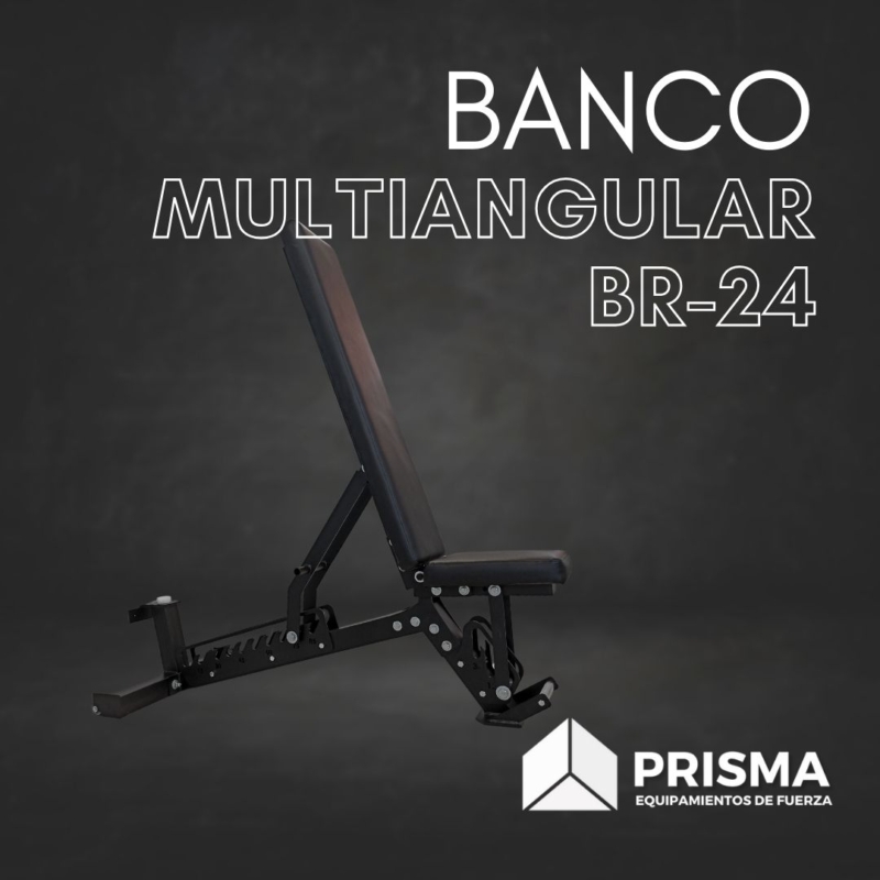 Banco Multiangular Regulable BR-24 – Prisma | Equipamientos de Fuerza